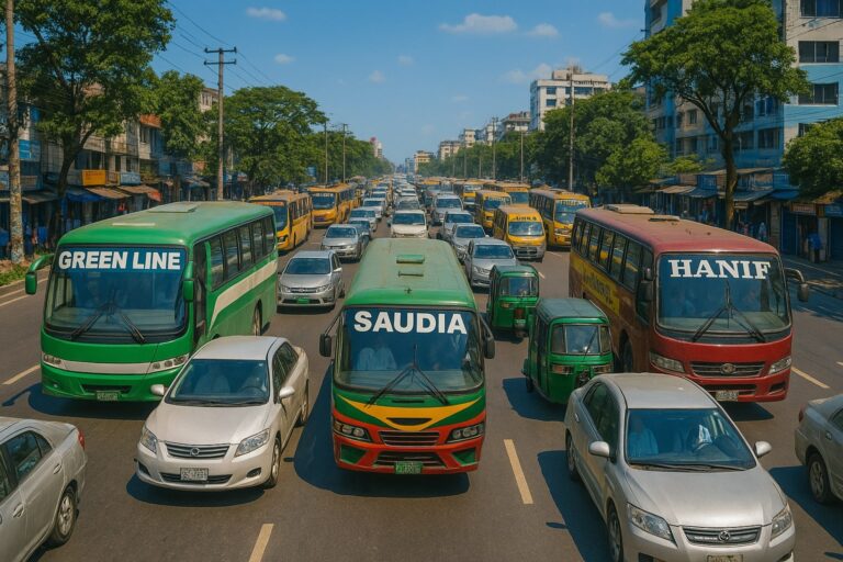 Traffic Jam Paragraph for Class 6, 7, 8, SSC & HSC - Asif Khan