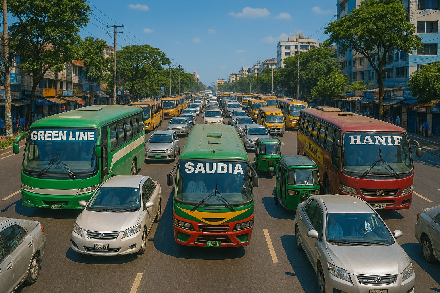 Traffic Jam Paragraph for Class 6, 7, 8, SSC & HSC - Asif Khan