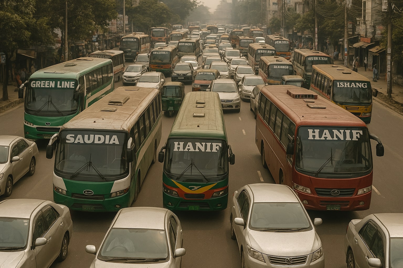 Traffic Jam Paragraph for Class 6, 7, 8, SSC & HSC - Asif Khan